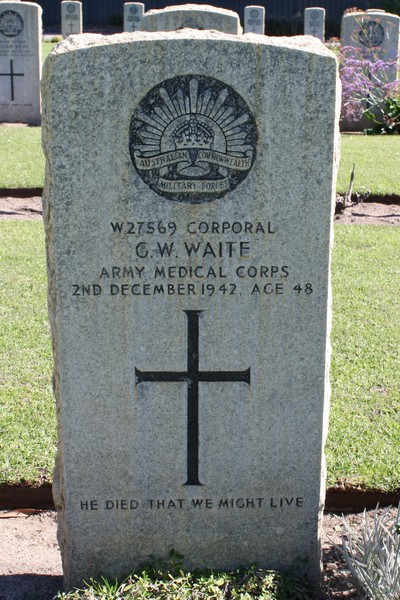 Virtual War Memorial | George William WAITE