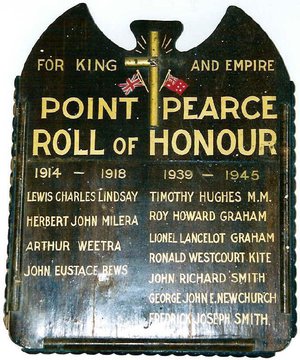 Virtual War Memorial | Point Pearce Roll of Honour, Point Pearce,