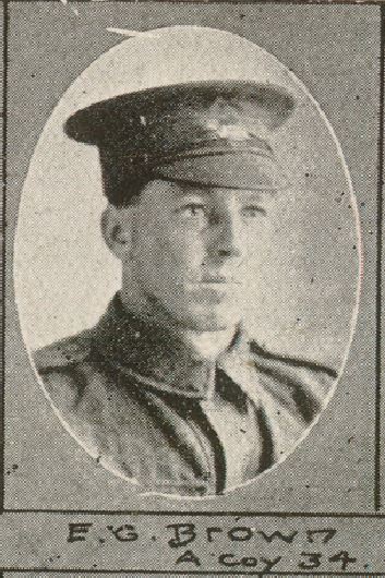 Virtual War Memorial | Edward George BROWN
